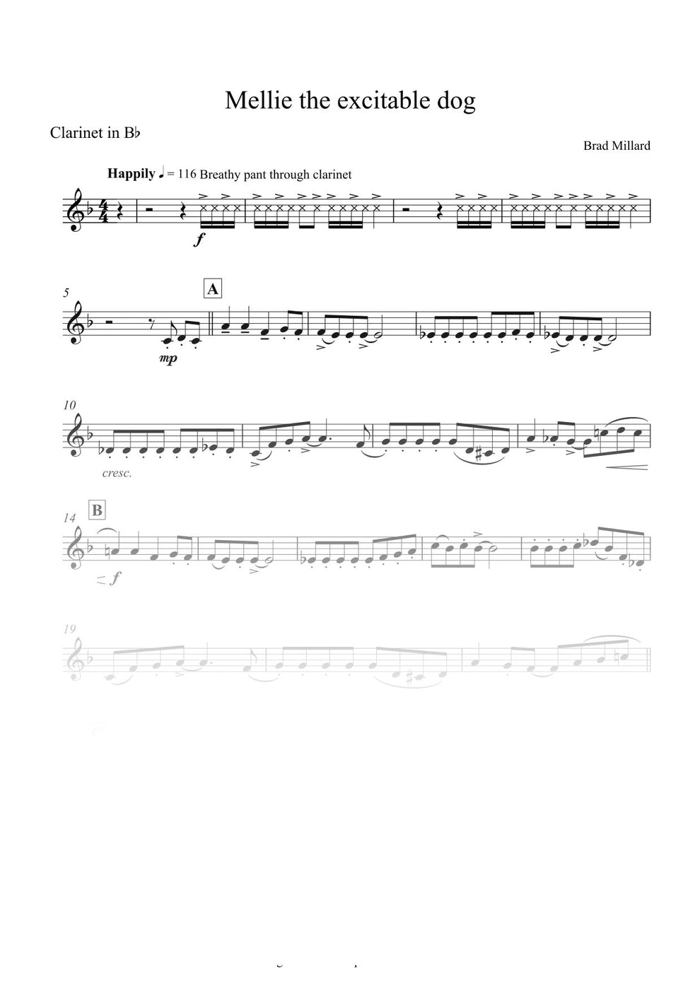 Mellie the excitable dog – squidinkmusic